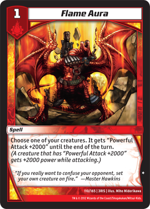 Flame Aura | The Kaijudo Channel